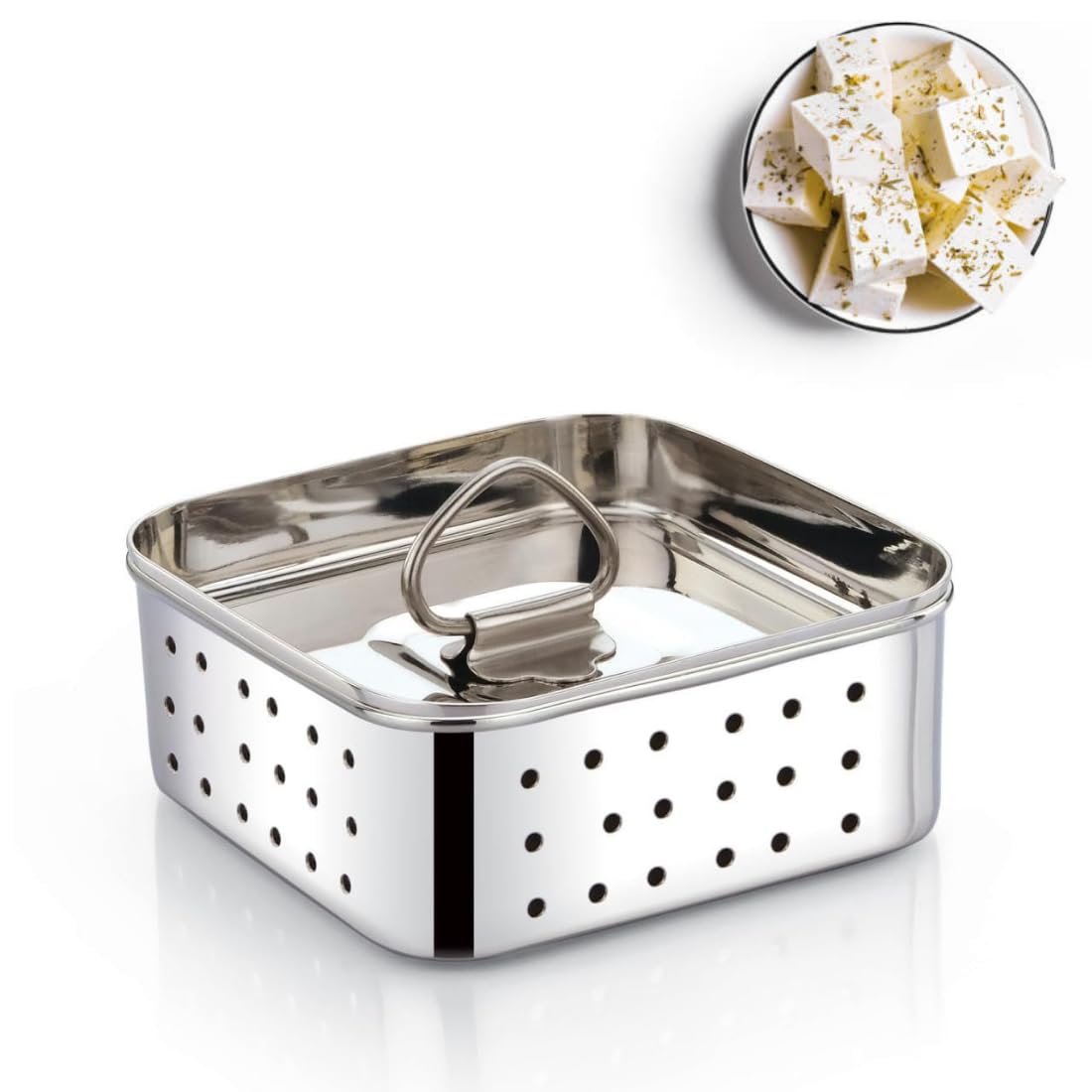 Stainless Steel Paneer Maker Mould | Make 300 Grams Paneer At Home ...